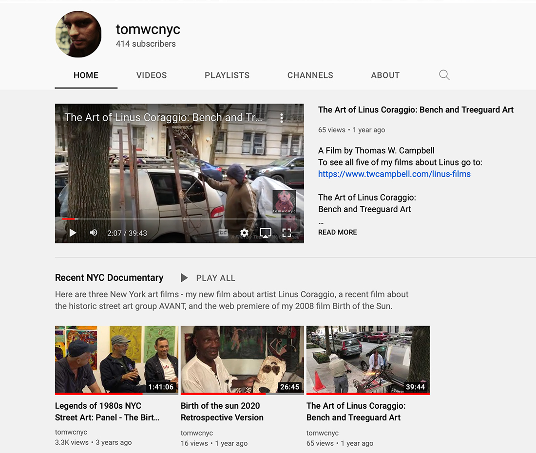 Classic Youtube Channel – Home | Thomas W. Campbell Digital ...